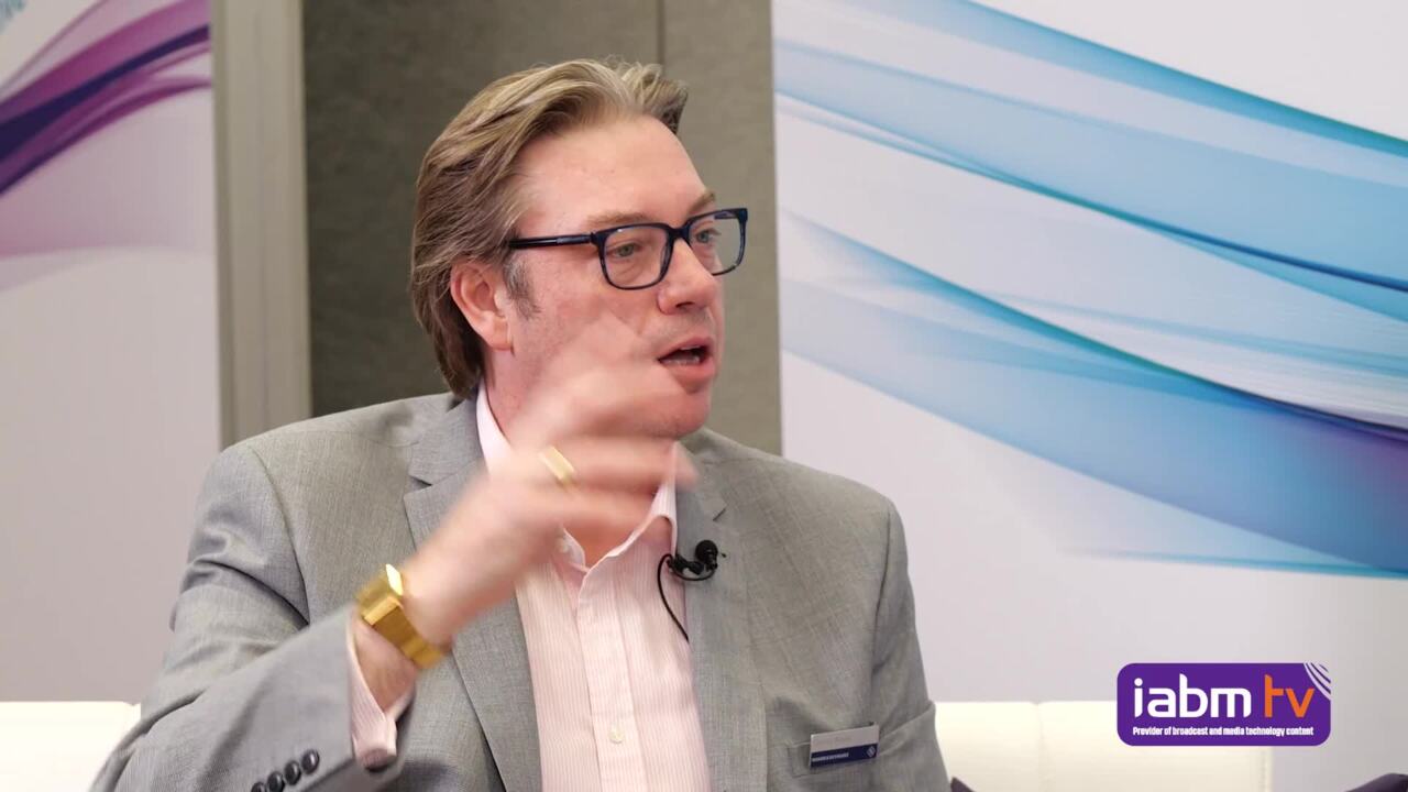 Duncan Beattie, Product Manager for Rohde & Schwarz at NAB Show 2023