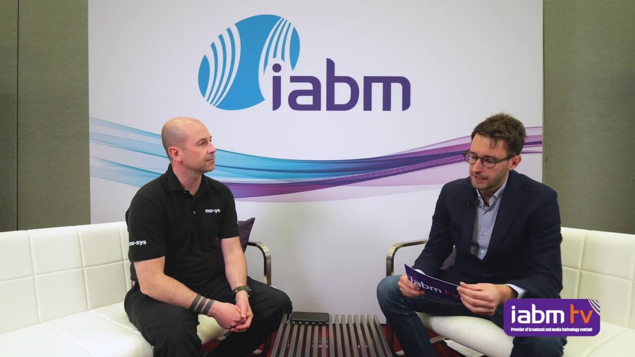Stephen Gallagher, Marketing Director of Mo-Sys Engineering at NAB Show ...