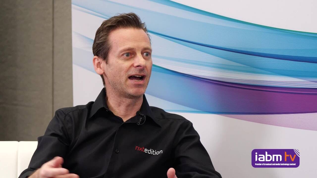 Adam Leah at nxtedition at NAB Show 2023