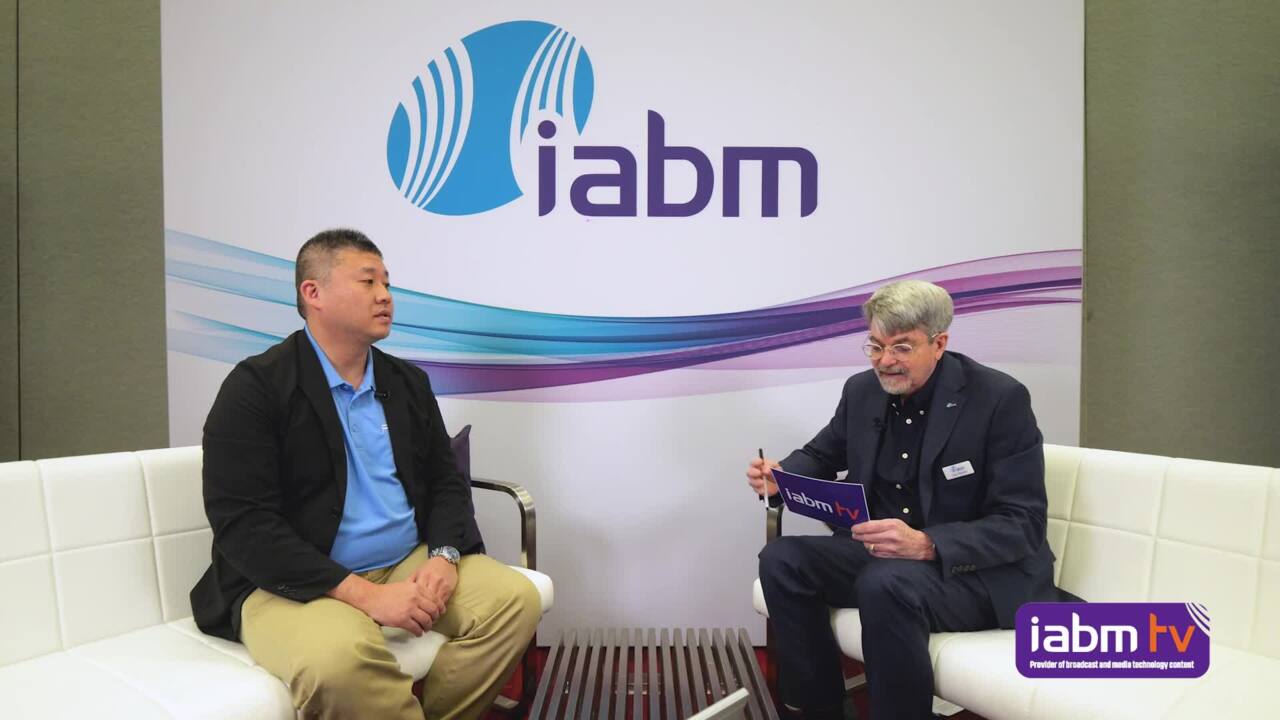 Teppei Saito, Assistant General Manager of FOR-A UK at NAB Show 2023