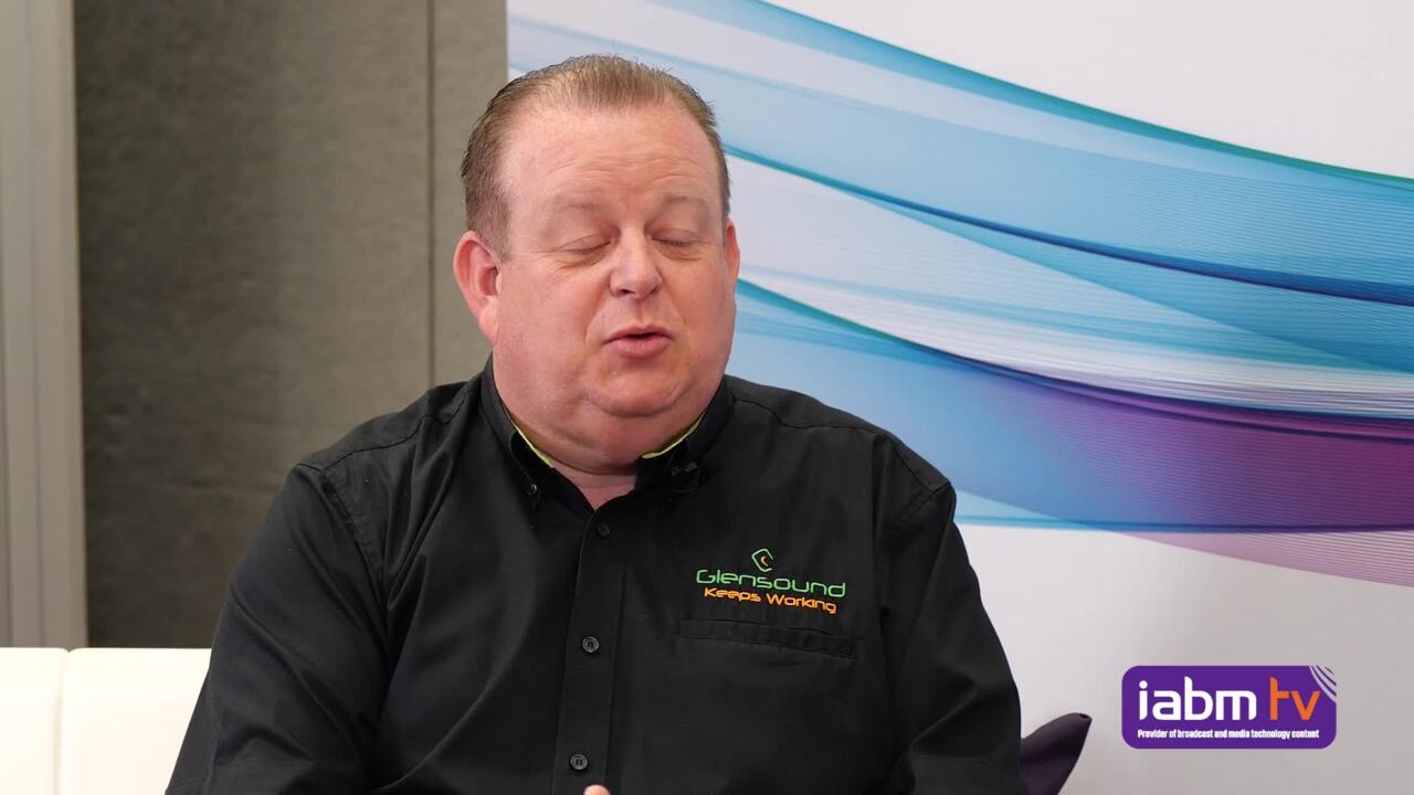 Marc Wilson, Managing Director of Glensound at NAB Show 2023